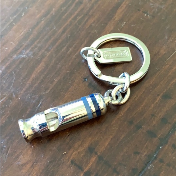 Coach | Accessories | Authentic Coach Whistle Key Fob | Poshmark